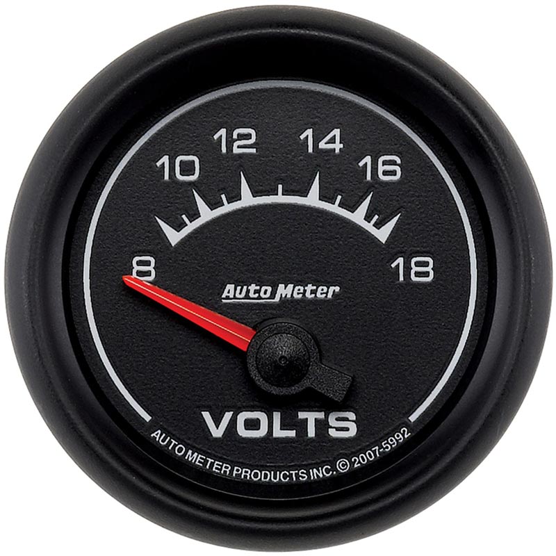 Auto Meter 5992 ES Series Voltmeter Gauge | XDP