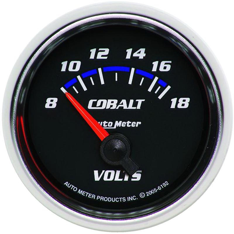Auto Meter 6192 Cobalt Series Voltmeter Gauge | XDP