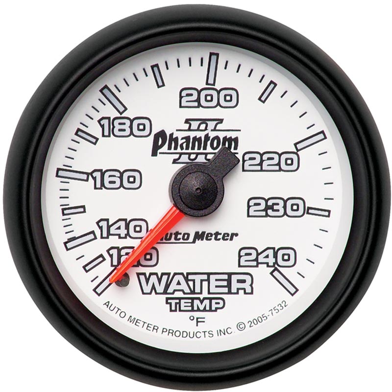 Auto Meter 7532 Phantom II Series Water Temp Gauge | XDP