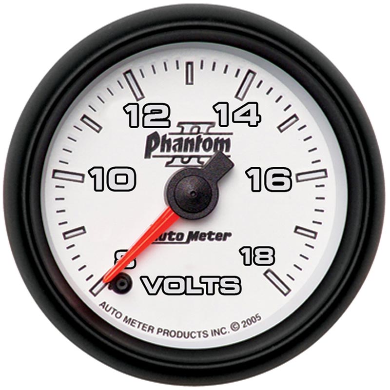 Auto Meter 7591 Phantom II Series Voltmeter Gauge | XDP
