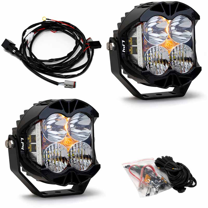 Baja Designs 297803 LP4 Pro Clear Driving/Combo LED Pod Light - Pair | XDP