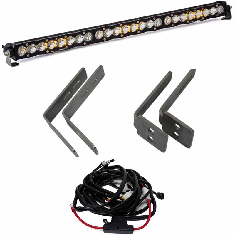 Baja Designs 447792 S8 30" Upper Grille LED Light Bar Kit | XDP