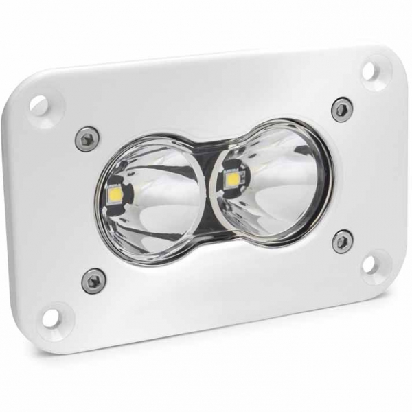 Baja Designs 481001WT S2 Pro Flush Mount Clear Spot LED Pod Light | XDP