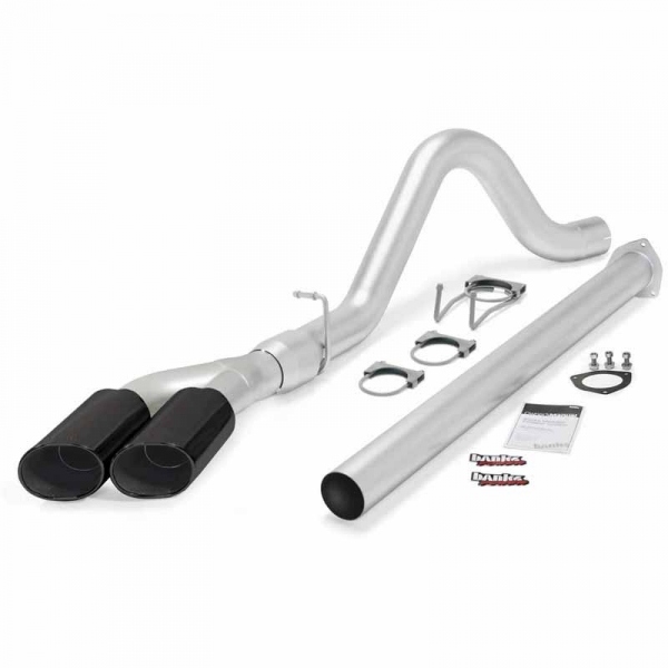 Banks Power 49789-B 4" Single Monster Exhaust System with Black Tip | XDP