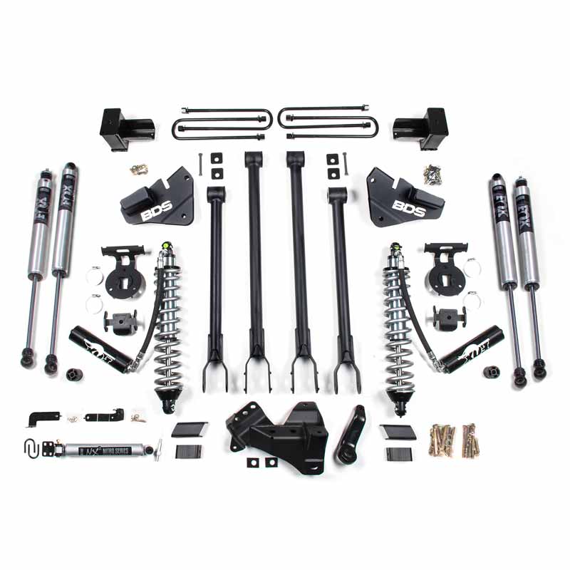 BDS Suspension 4" Coilover 4-Link Lift Kit (2020-2022 Ford F-350 6.7L ...