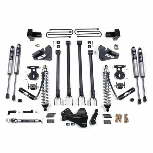BDS Suspension BDS1565F 4" Coilover 4-Link Lift Kit | XDP