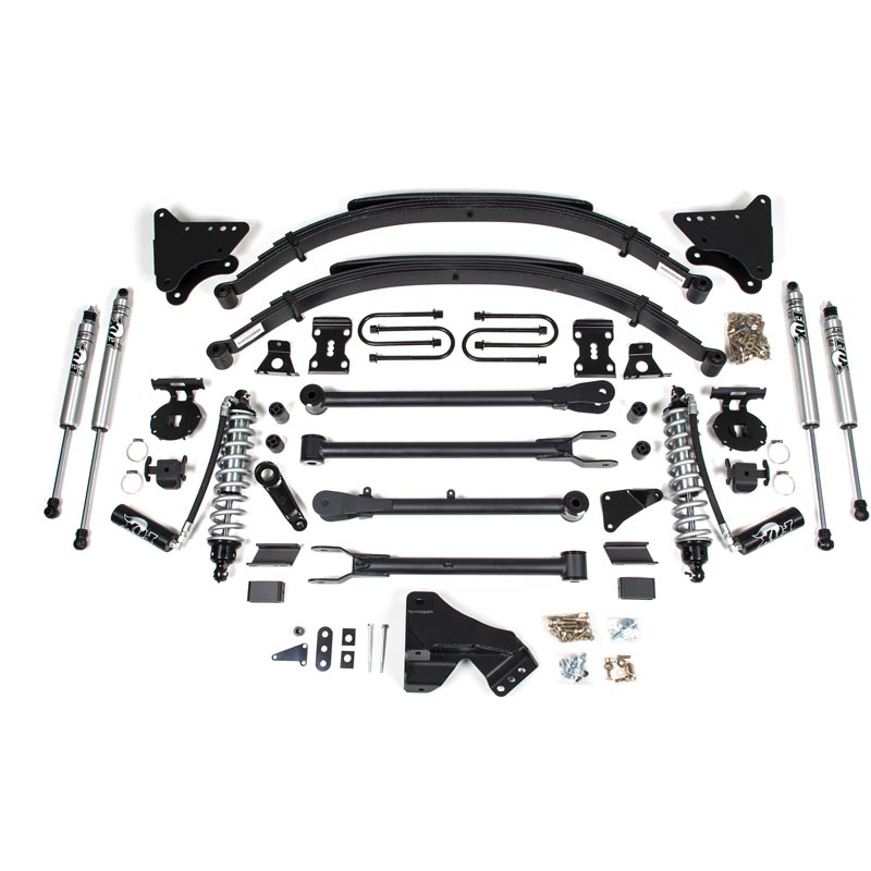 BDS Suspension 4" Coilover 4-Link Lift Kit (2011-2016 Ford F-250/350 6 ...