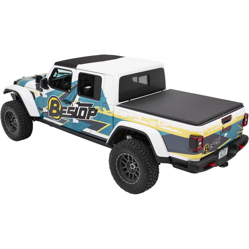 Bestop 19280-17 Black Twill EZ-Roll Soft Tonneau Cover | XDP