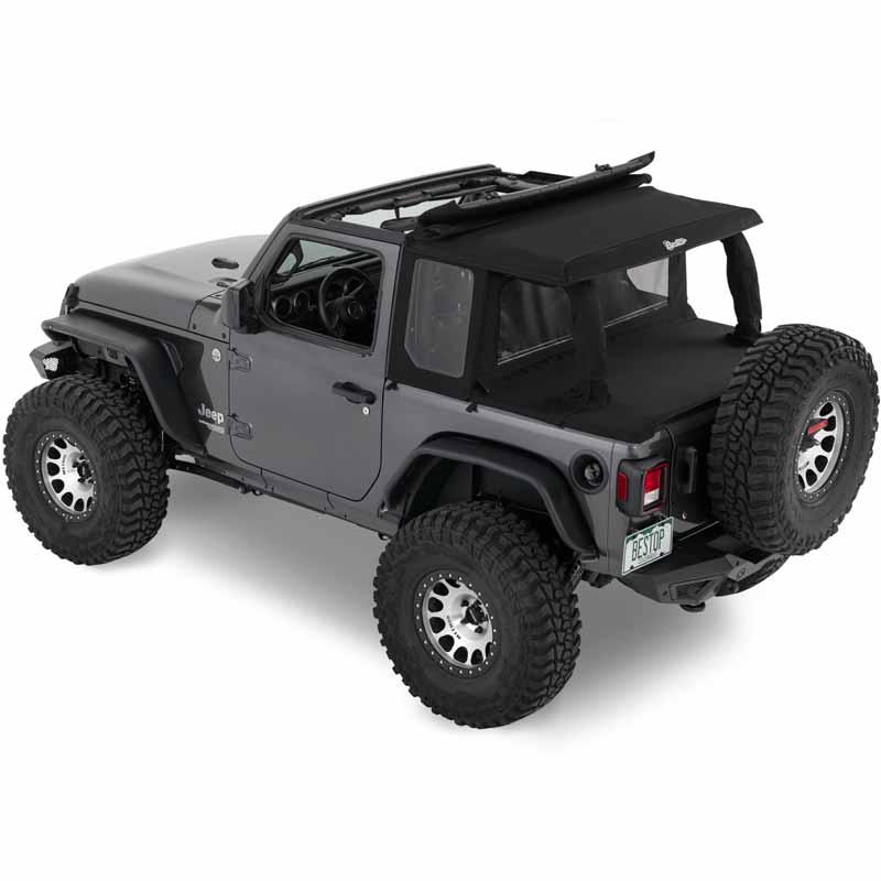 Bestop 80101-35 Halftop Soft Top Conversion Kit - Black Diamond | XDP