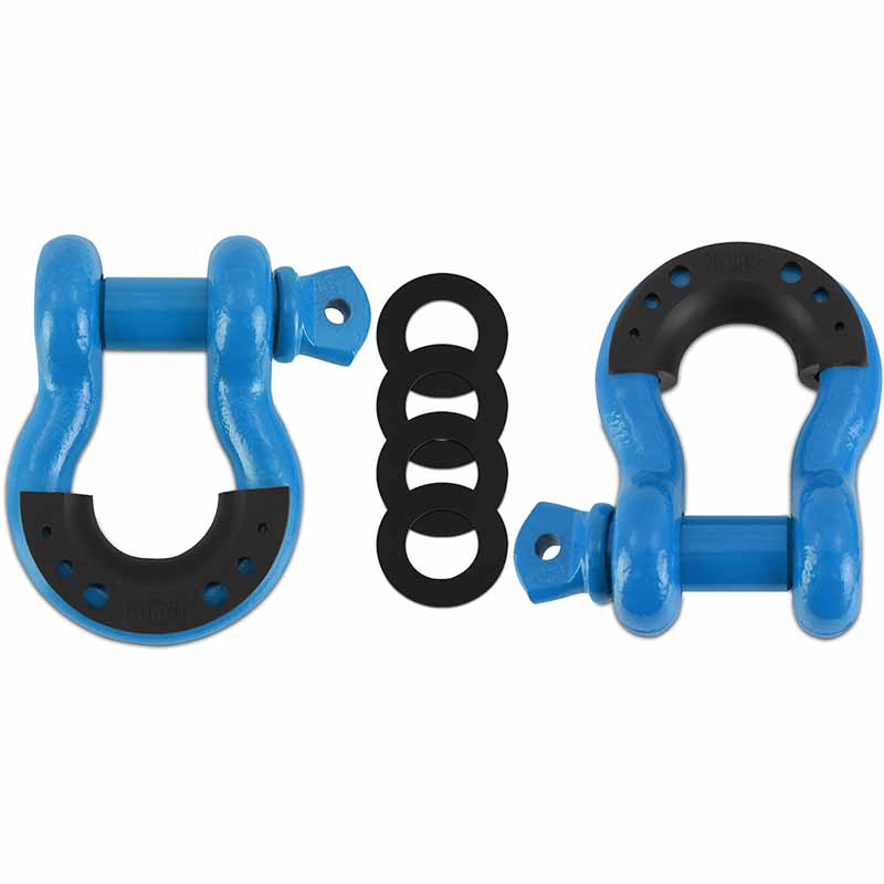 Borne Off-Road BNDR-BL Blue D-Ring Shackle Set | XDP