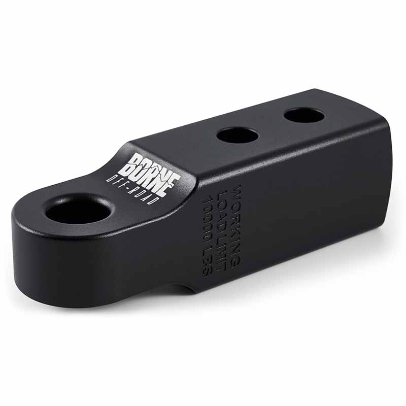 Borne Off-Road BNHR-2-BK Black CNC 2" Hitch Receiver Shackle Mount | XDP