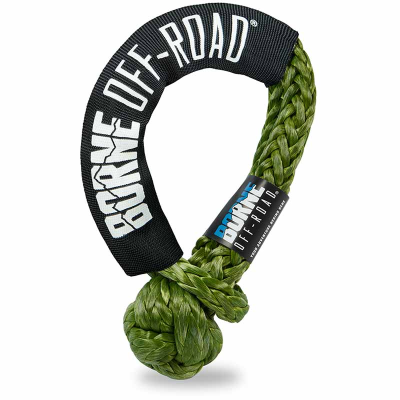 Borne Off-Road BNSS-12-AG Army Green 1/2" Soft Shackle | XDP