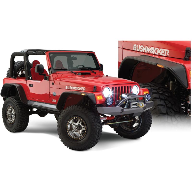 Bushwacker 10920-07 Flat Style Fender Flare Set | XDP