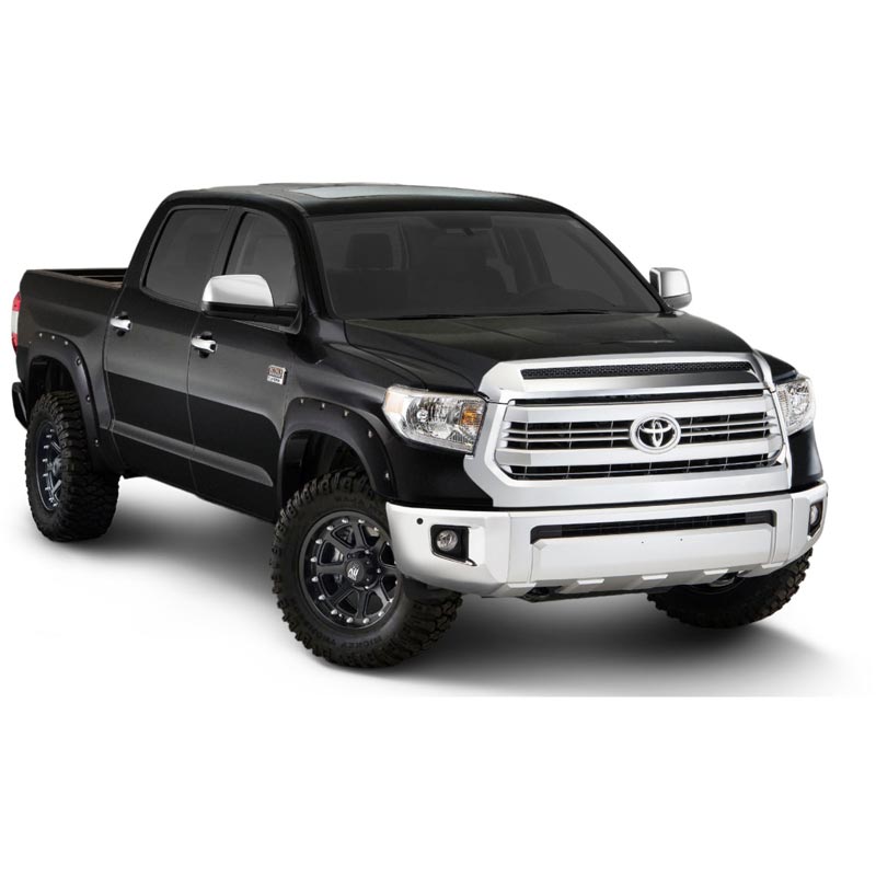 Bushwacker 30918-43 Pocket Style Fender Flare Set - Midnight Black Met ...