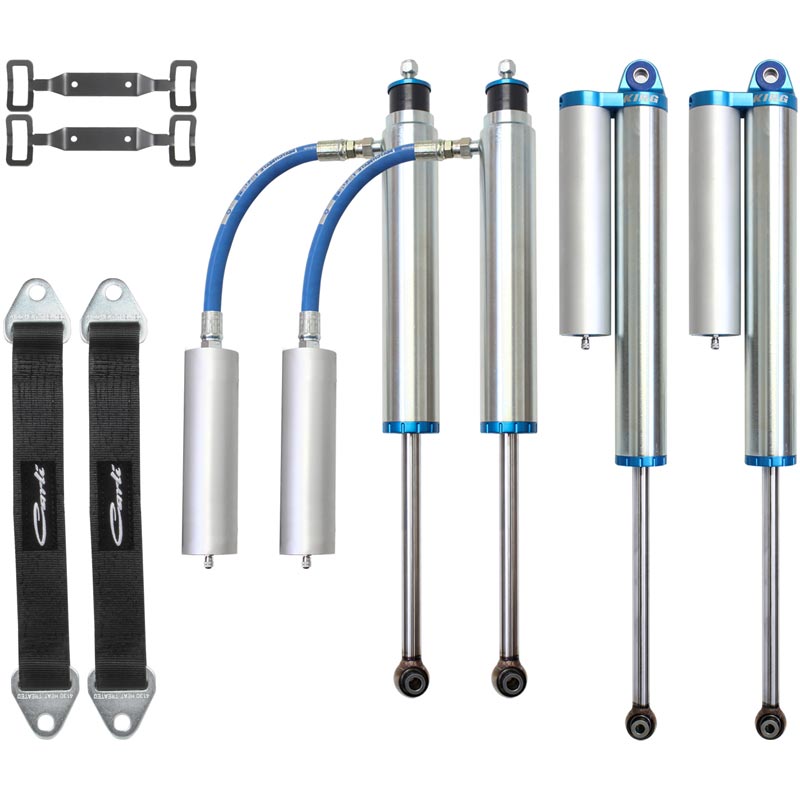 Carli Suspension Pintop King 2.5 Remote Reservoir Front & Rear Shocks ...