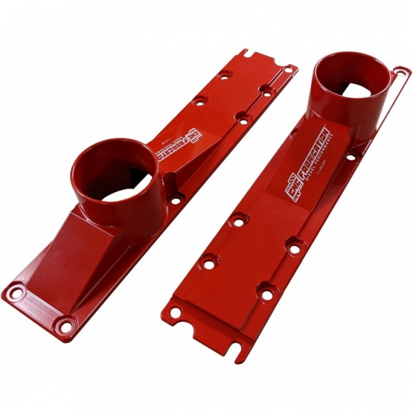 CNC Fabrication 423011 Billet Intake Plenum - Red | XDP