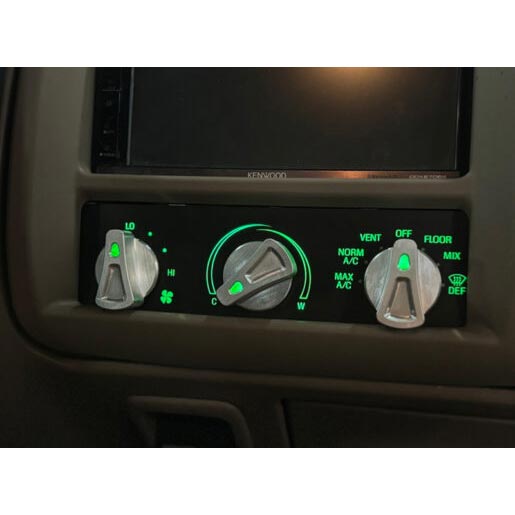 Complete Performance Billet Air Conditioner Control Knob Set (Raw ...