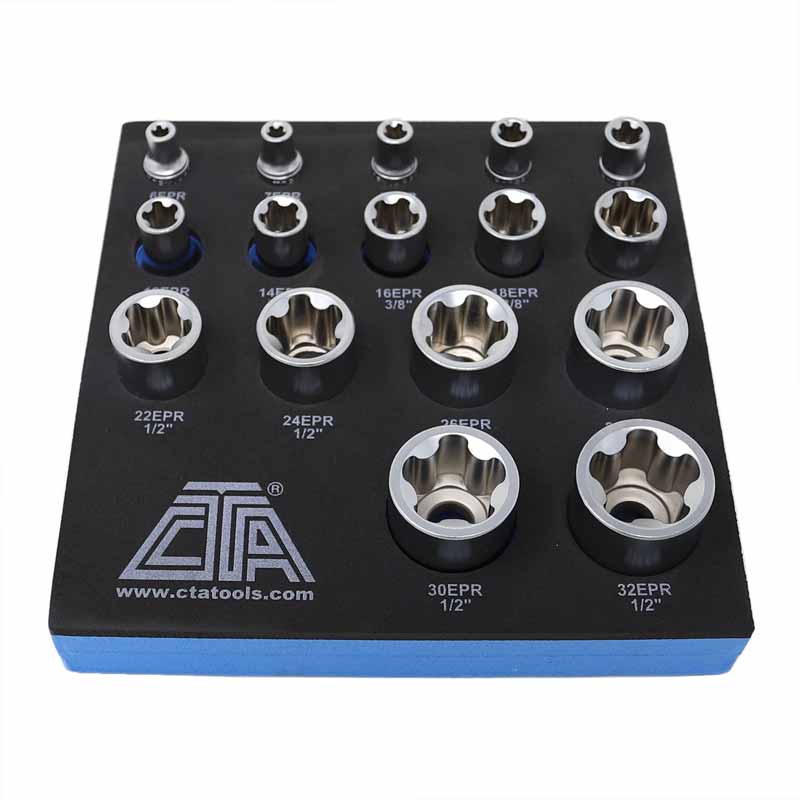 CTA Tools 1220 16-Piece 5-point EPR Torx Socket Set | XDP