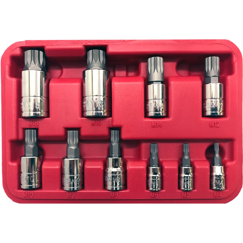 CTA Tools 3038 10-Piece XZN Socket Set