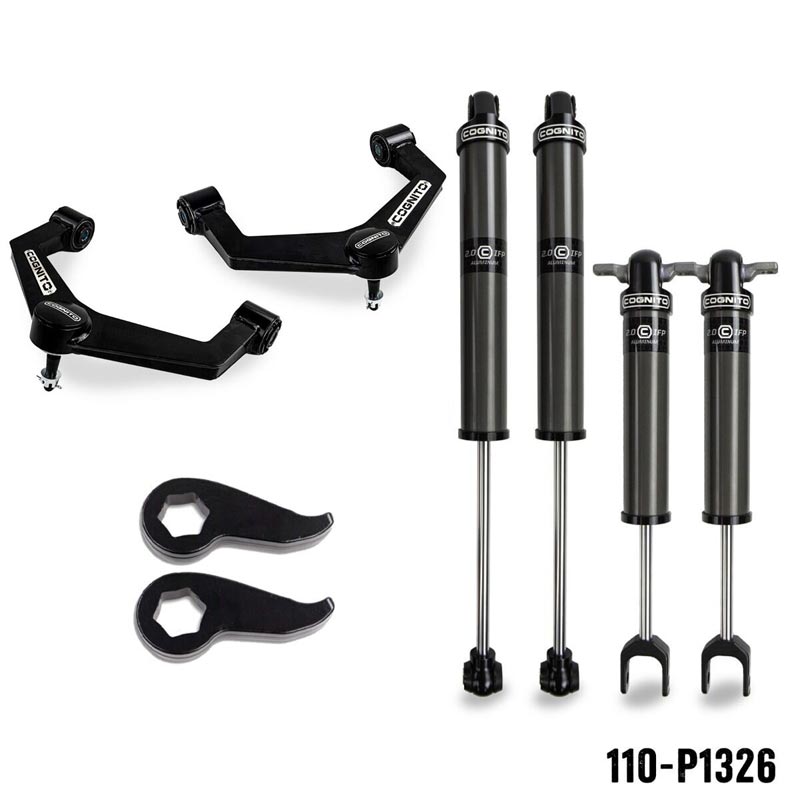 Cognito 110-P1326 3" Leveling Kit With 2.0 IFP Shocks | XDP