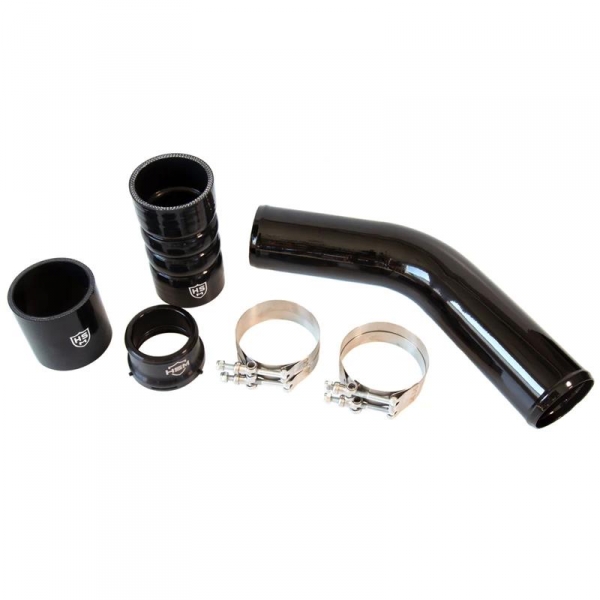 H&S Motorsports 122016-B Hot Side Intercooler Pipe Kit (Black) | XDP