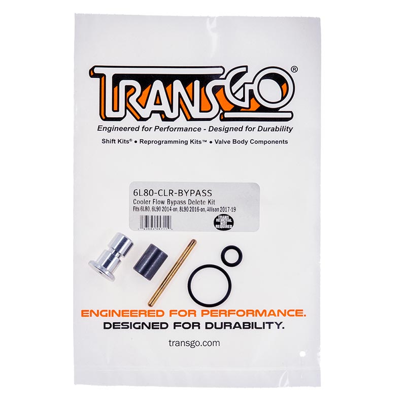 TransGo 6L80-CLR-BYPASS Cooler Flow Bypass Delete Kit | XDP TransGo 6L80-CLR-BYPASS Cooler Flow Bypass Delete Kit | XDP