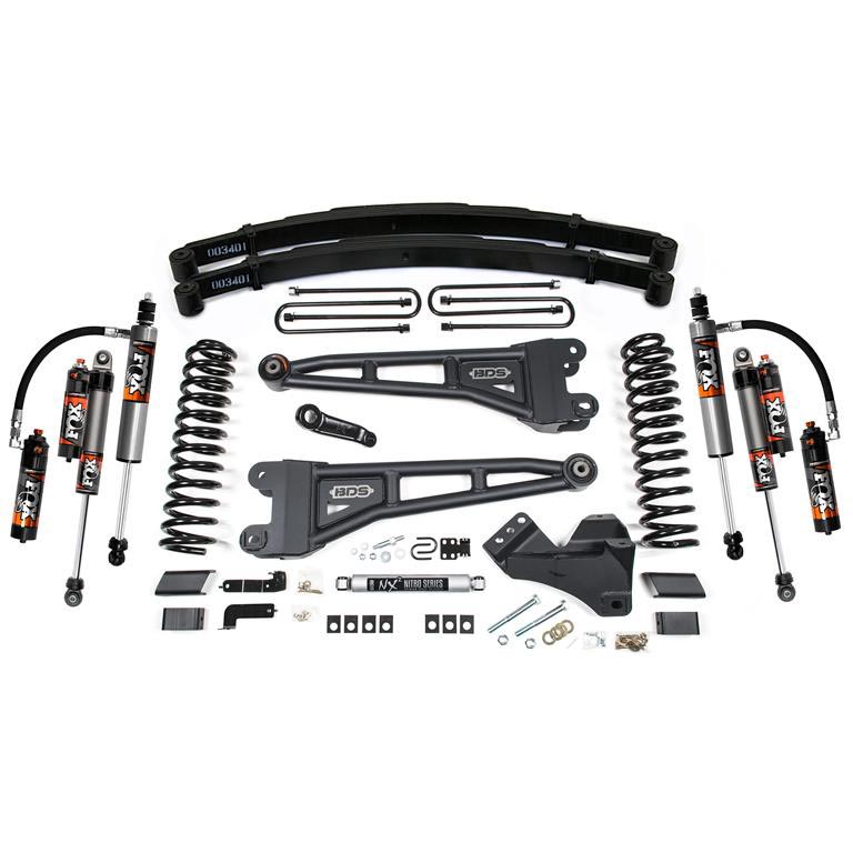 BDS Suspension BDS2233FPE 4" Radius Arm Lift Kit With Fox 2.5 Shocks | XDP