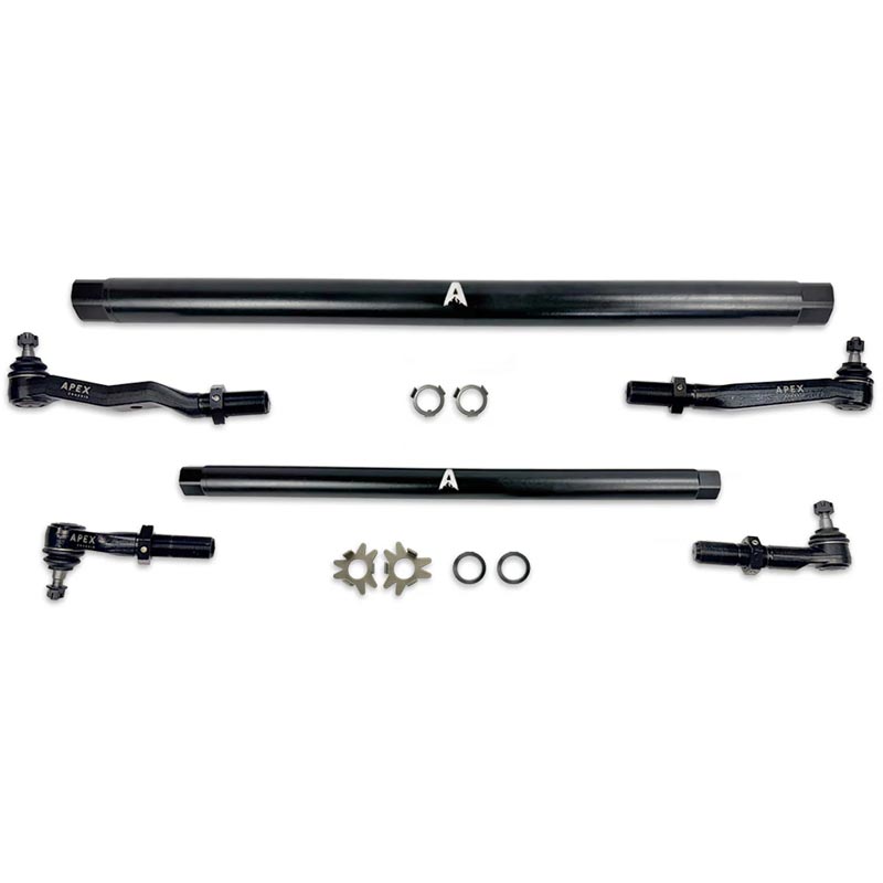 Apex Chassis Steel ProLock Steering Kit (Black) KIT380-STL | XDP