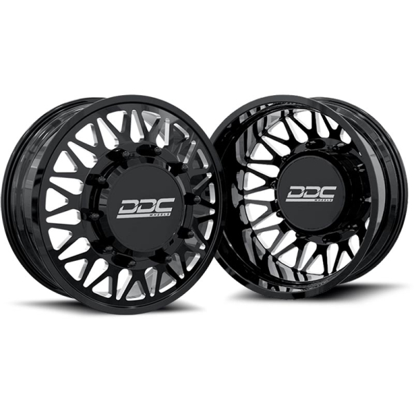 DDC Wheels 200-20-24BM-A The Mesh Forged Dually Wheel Set - Black | XDP