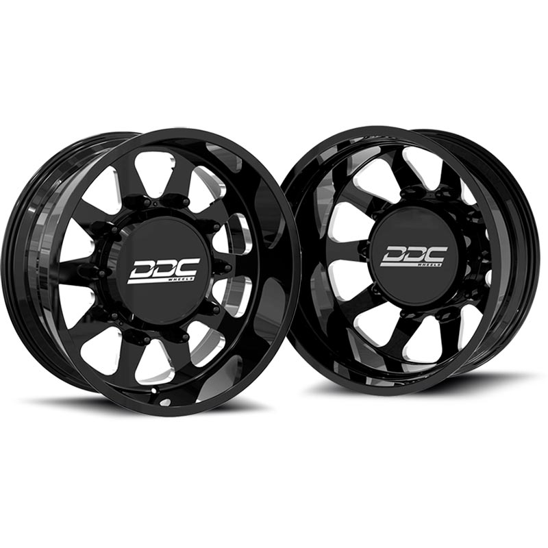 DDC Wheels 200-22-22BM-AS The Ten Forged Dually Wheel Set - Black | XDP