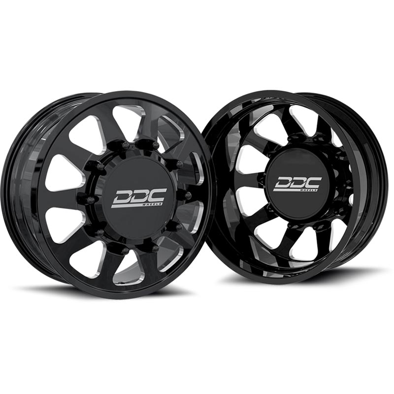 DDC Wheels 200-22-22BM-A The Ten Forged Dually Wheel Set - Black | XDP