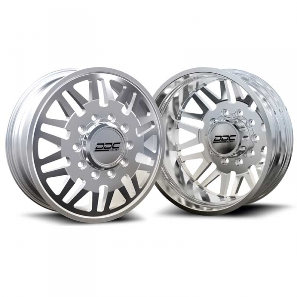 DDC Wheels 01PL-225-28-12 Aftermath Dually Wheel Set - Polished | XDP