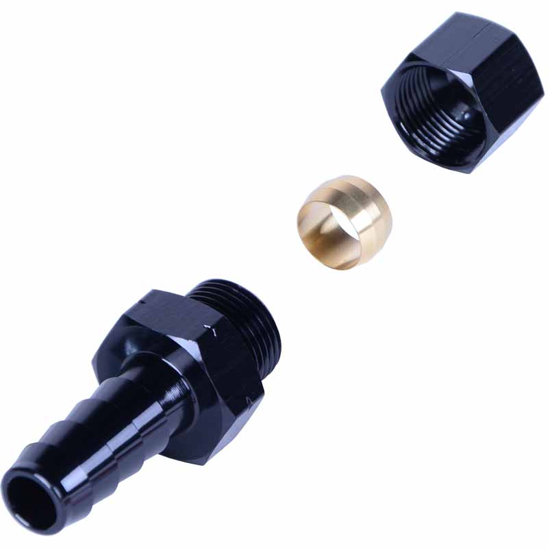 Derale 13043 1/2" Tube Compression To 1/2" Hose Barb Fitting | XDP