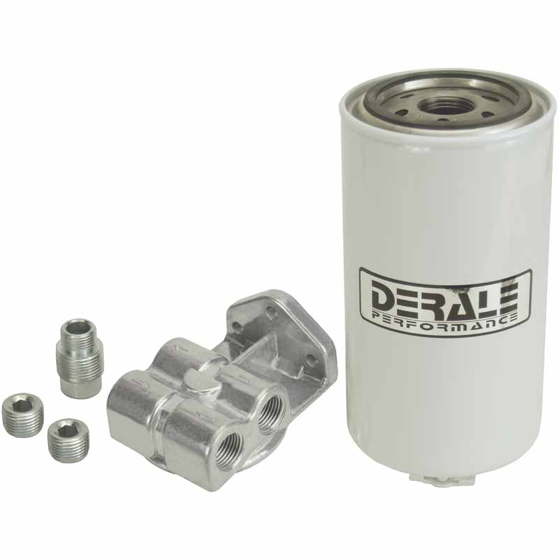 Derale 13070 Fuel/Water Separator Filter Kit (1/2" NPT - Side Ports) | XDP
