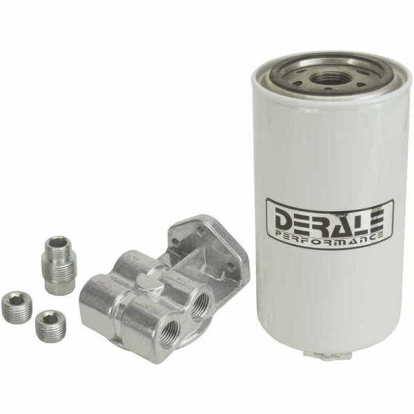 Derale 13070 Fuel/Water Separator Filter Kit (1/2" NPT - Side Ports) | XDP