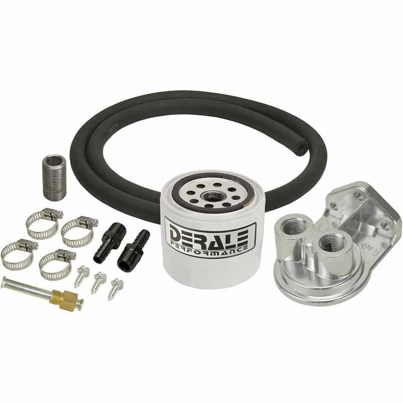 Derale 13090 Remote Transmission Filter Kit (3/8" NPT Ports Up) | XDP