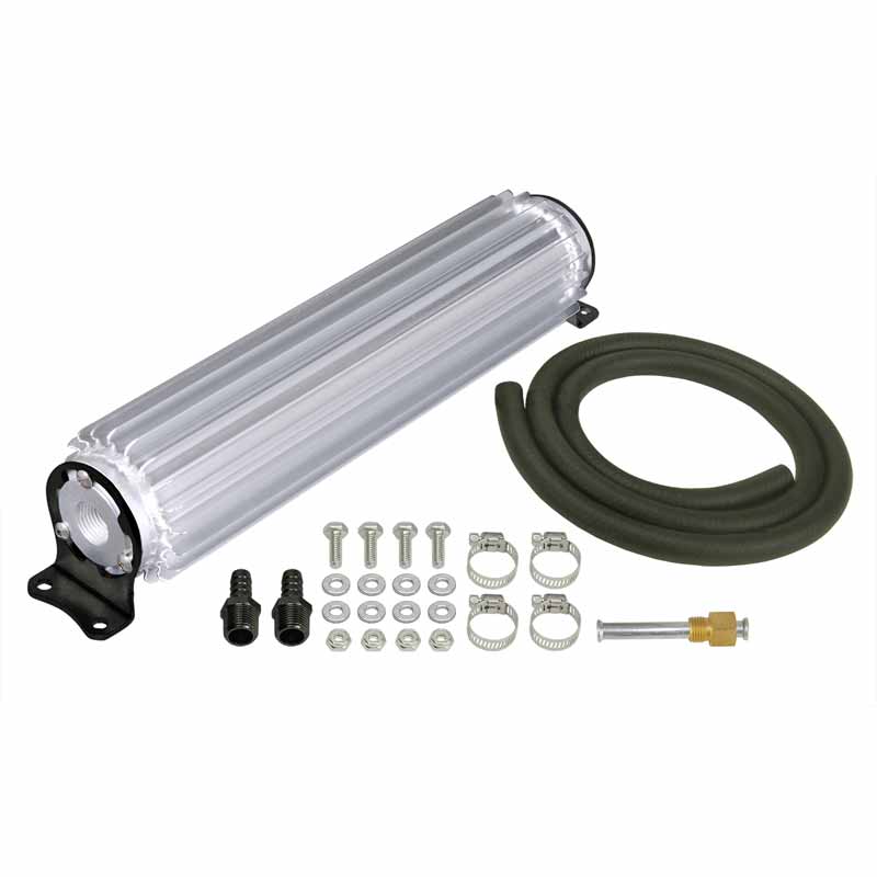 Derale 13253 Single-Pass 14" Heat Sink Transmission Cooler | XDP