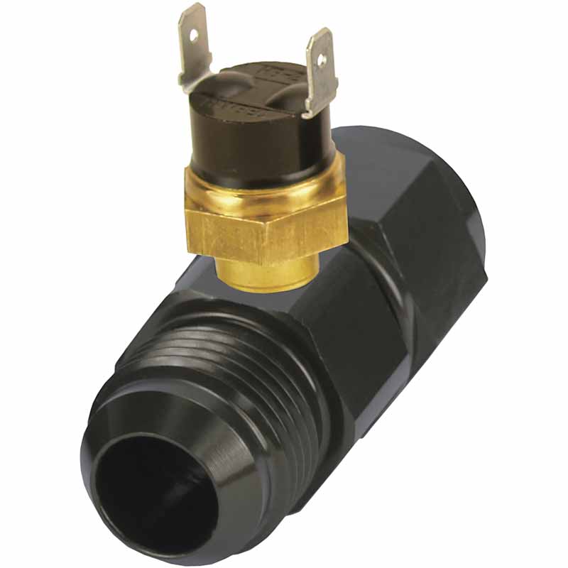 Derale 35022 Premium In-Line Fan Control (-10AN, 180 Degree) | XDP