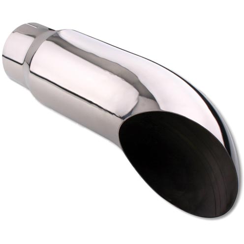 Diamond Eye 4418TD 5" Polished Turn Down Exhaust Tip | XDP