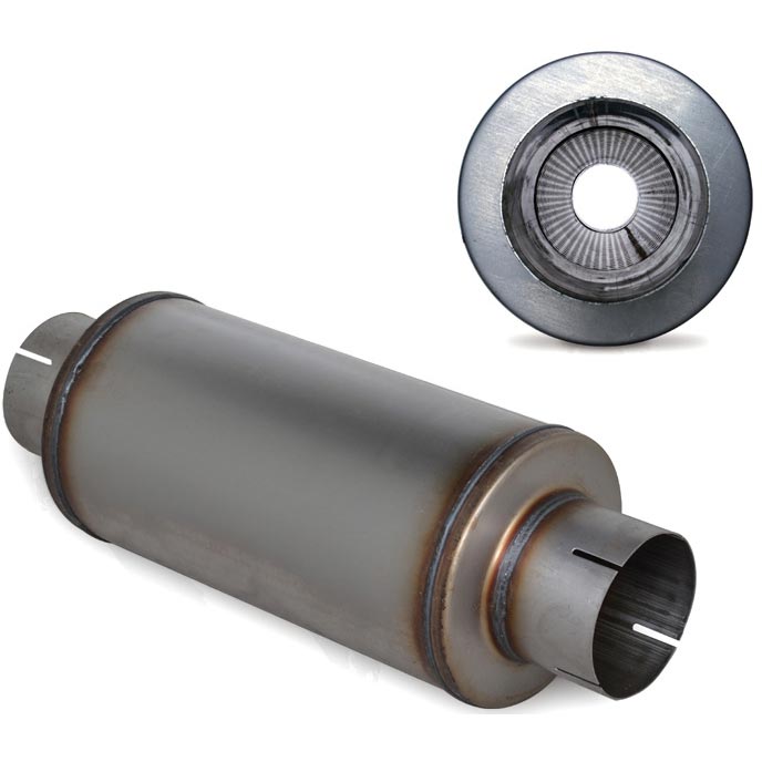 Diamond Eye 560020 5" T409 Stainless Steel Perforated 20" Muffler | XDP
