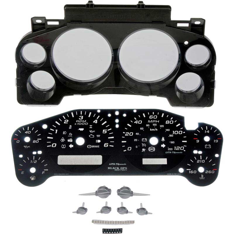 Dorman 10-0111B Instrument Cluster Upgrade Kit - Black OPS | XDP