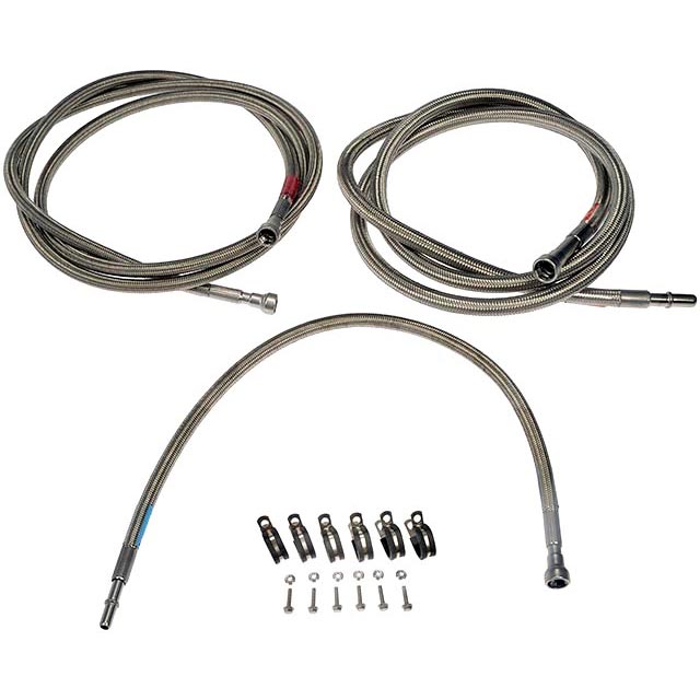 Dorman 819-815 Flexible Stainless Steel Braided Fuel Line (Front) | XDP