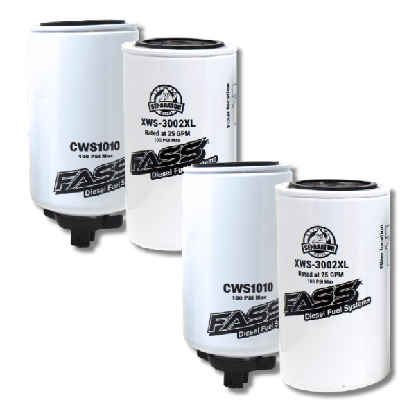 FASS Fuel Systems Drop-In Fleet Filter Pack FLP1000 | XDP