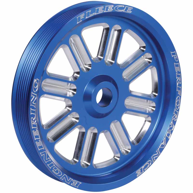 Fleece Dual Pump Spoke Pulley FPE-34211-BLU-SPK | XDP