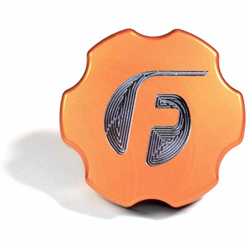 Fleece FPE-OC-CR-F-ORG Billet Oil Cap Cover | XDP