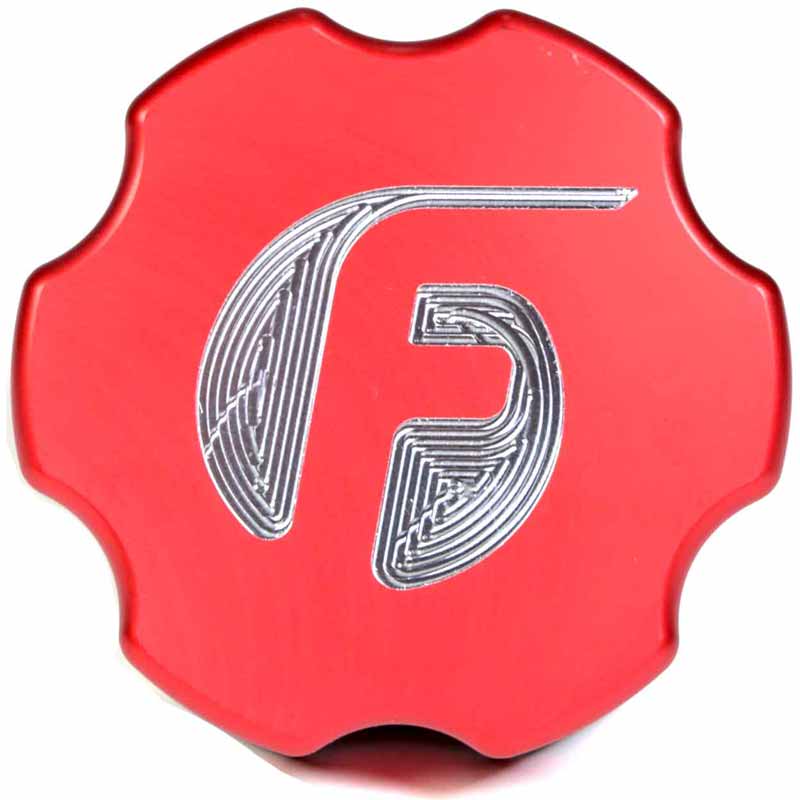 Fleece Billet Oil Cap Cover FPE-OC-CR-F-RED | XDP