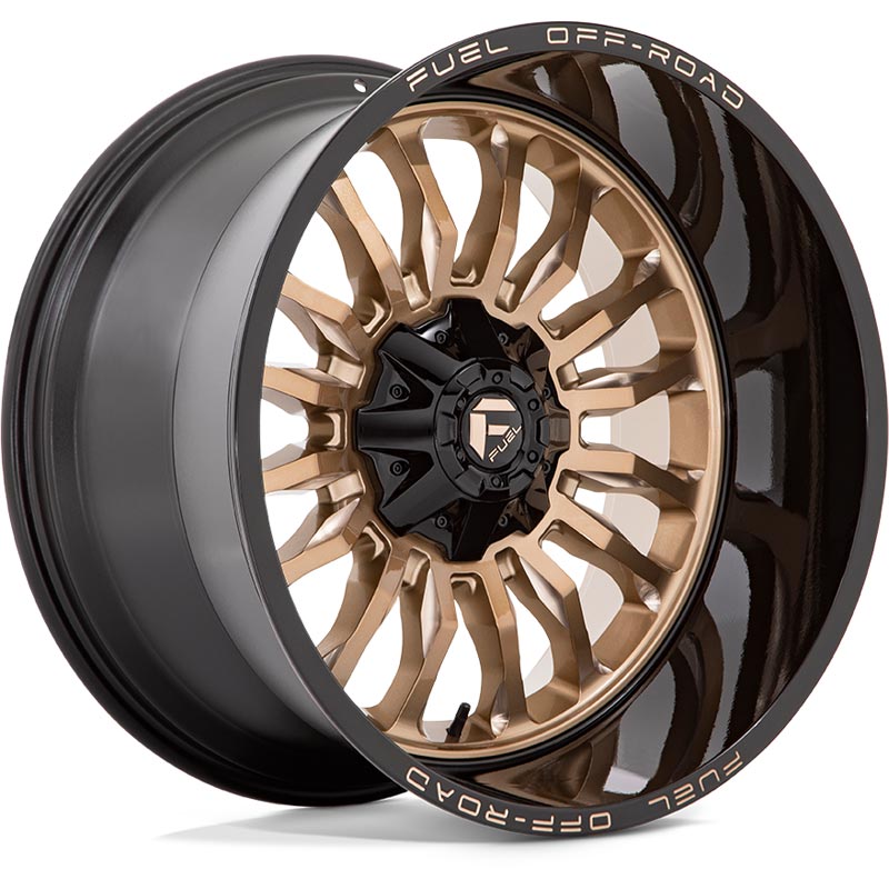 Fuel Arc D797 5x5 Platinum Bronze With Black Lip 22x12" Wheel ...