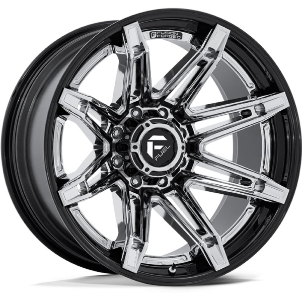 Fuel Brawl FC401 Fusion Forged 8x170 Black 24x12" Wheel ...