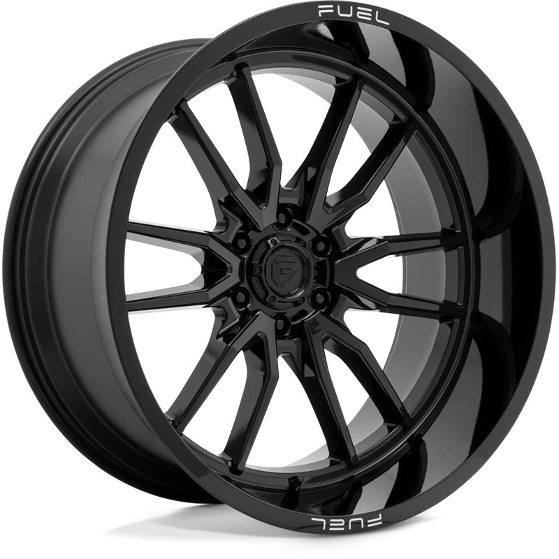 Fuel Clash D760 6x139.7 Gloss Black 24x12" Wheel - D76024208447 | XDP