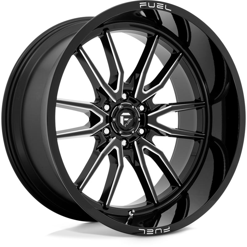 Fuel Clash D761 6x139.7 Black & Milled 20x10" Wheel - D76120008447 | XDP